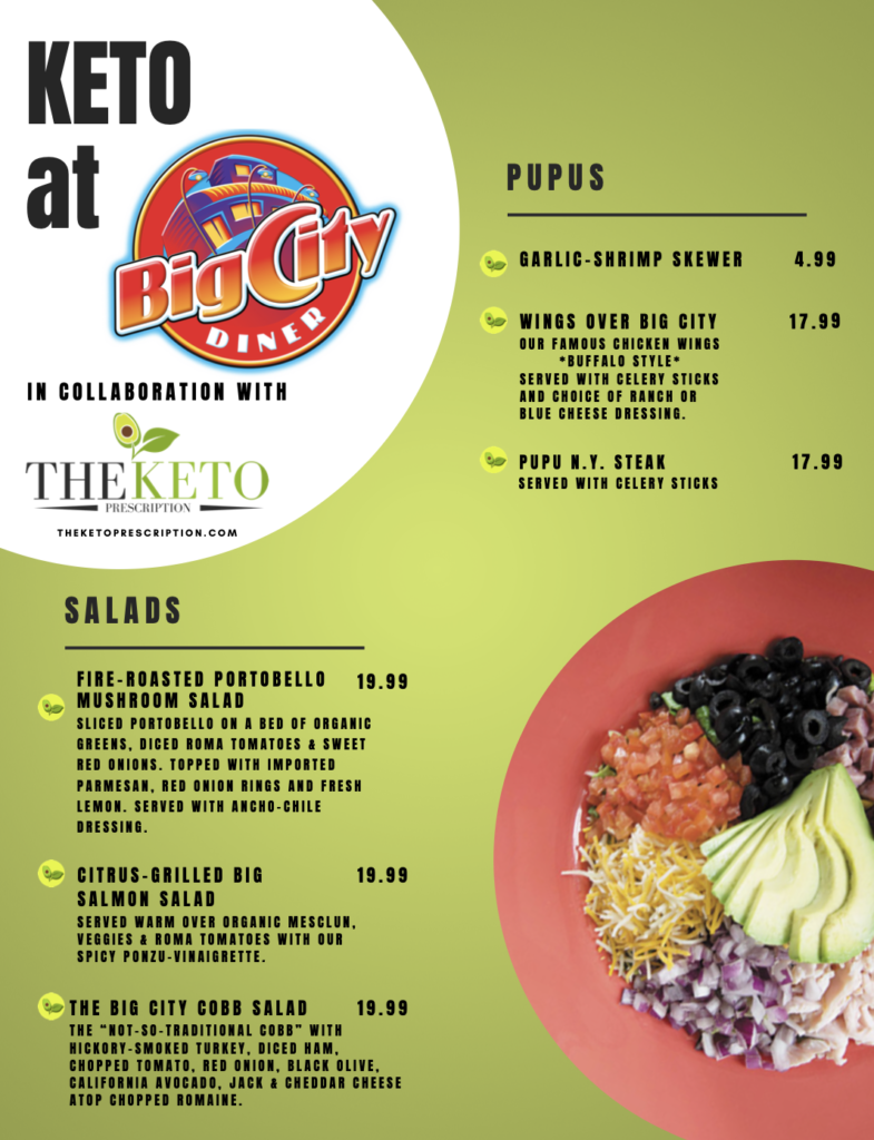 Menu - Big City Diner